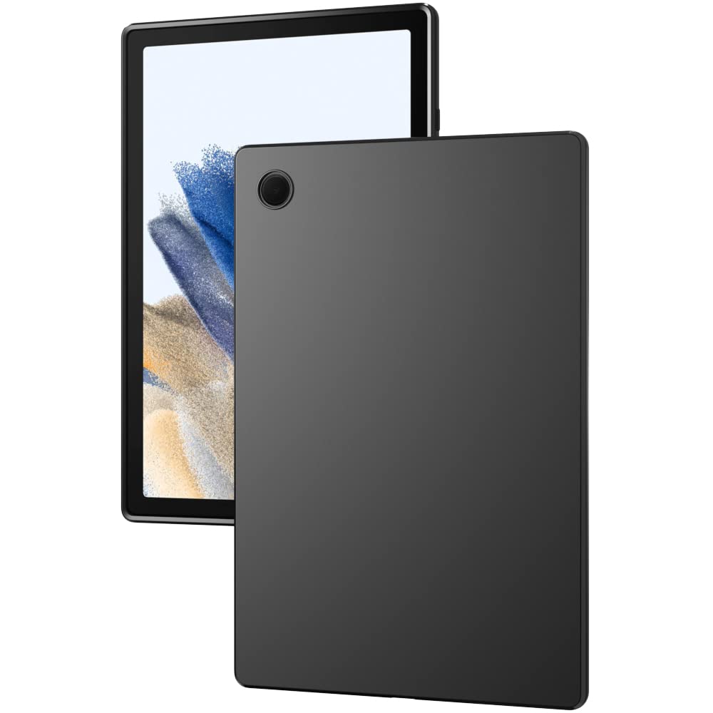 Puxicu Case for Galaxy Tab A8 Case 10.5 Inch 2022, Slim Design Matte TPU Rubber Soft Skin Silicone Protective Cover for Samsung Galaxy Tab A8 10.5"(SM-X200/SM-X205/SM-X207) Tablet - Black