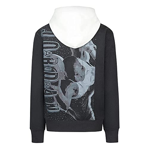 Jordan Boy's Slime Vortex Pullover (Big Kids) Black LG (14-16 Big Kid)
