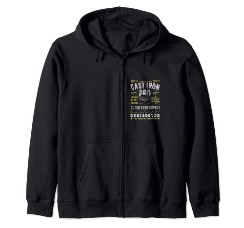 Dutch Oven Cast Iron Pro BBQ Dutch Oven Zip Hoodie
