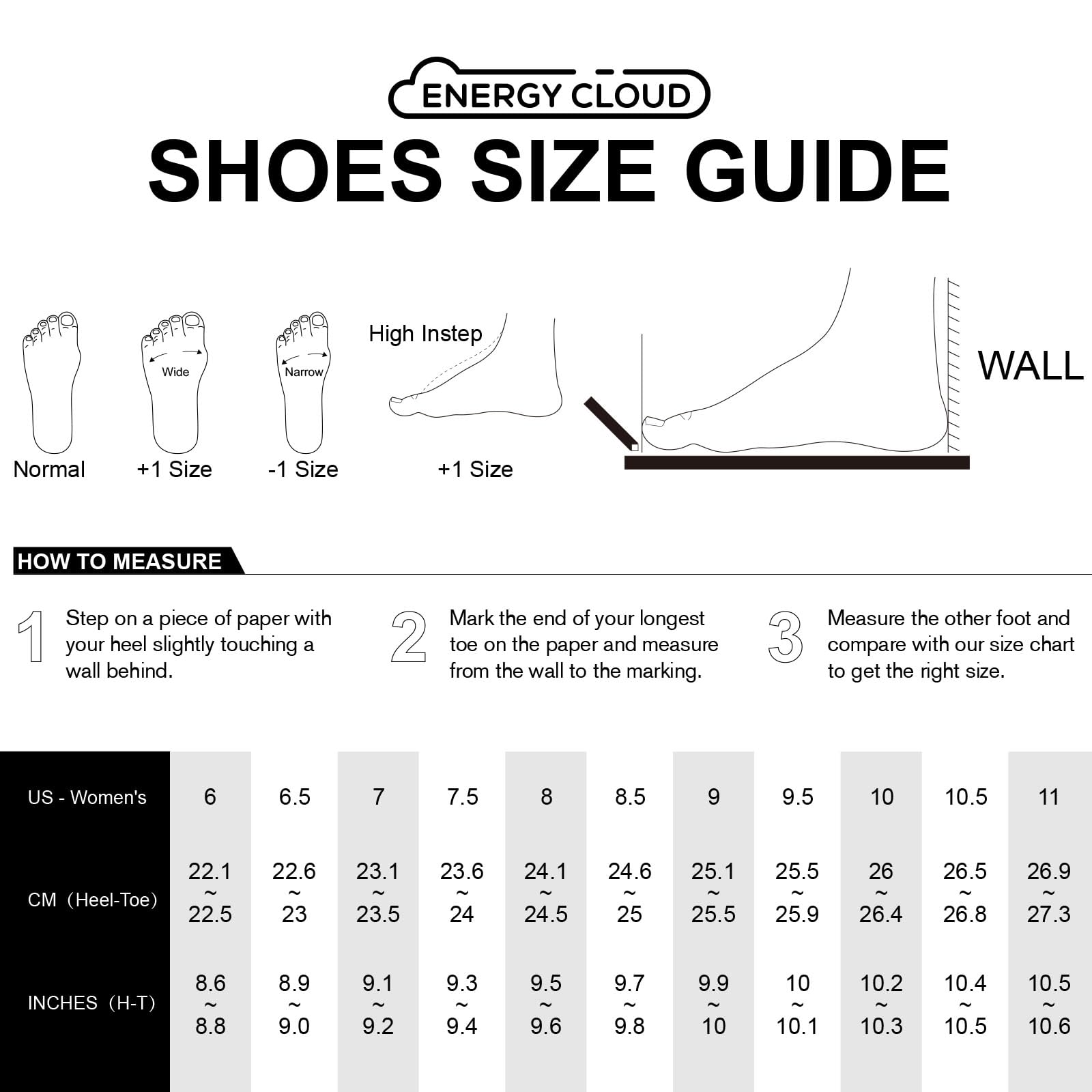 ALEADER Women's Energycloud Slip On Walking Shoes Pure Running Shoes for Gym Workout Treadmill Running Errands White Gray Size 6.5 US
