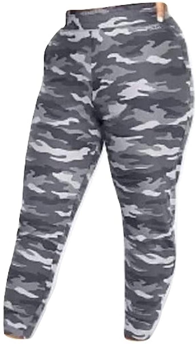 Victoria's Secret Pink Active Ultimate High Waist Length Jogger Color Camo Gray Size Large New