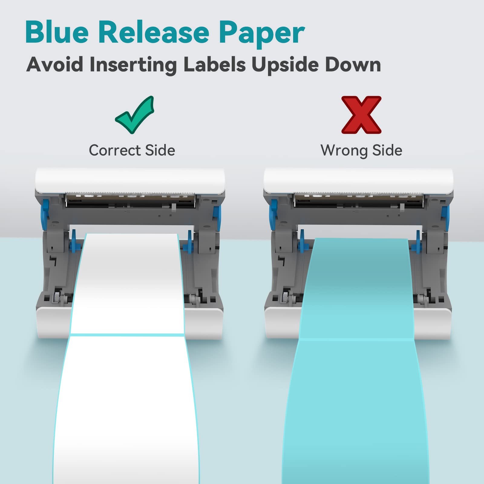 Jiose Direct Thermal Shipping Label 4x6 Thermal Label Roll Mailing Labels for Thermal Label Printer, 220 Labels/Roll