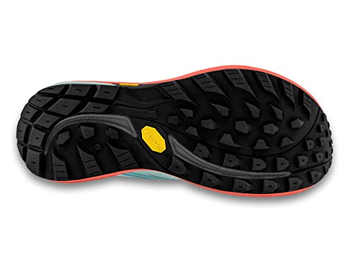 Topo Athletic Women's Trailventure 2 WP Comfortable 6MM Drop Trail Running Boots, Athletic Shoes for Trail Running, Ice/Coral, Size 8.5