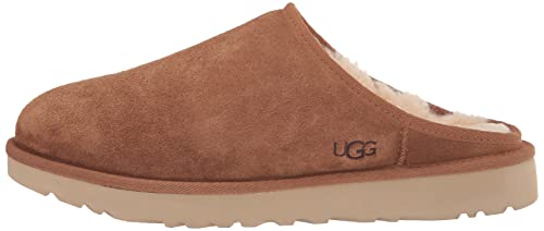 UGG Men's Classic Slip-On Slipper, Chestnut, 10