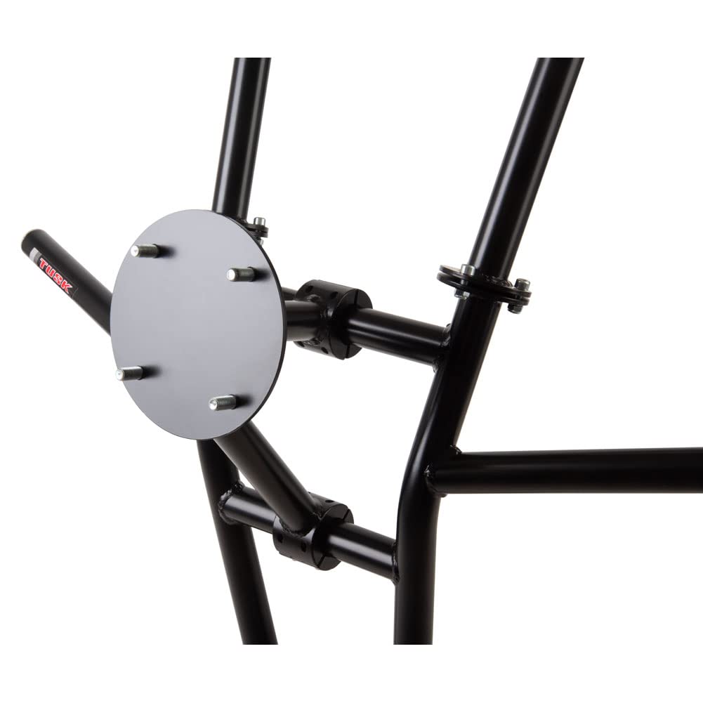 Tusk UTV Rear Bumper, Cargo Rack, and Spare Tire Carrier Compatible with Polaris RZR XP 1000