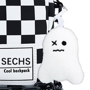 DOB SECHS Crossbody Purse Small Messenger Bags for Women Men Shoulder Bag, Black White Checkered