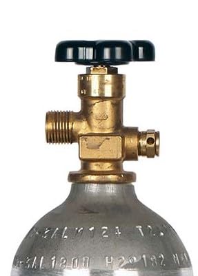 New 2.5 lb. Aluminum Nitrous Oxide Cylinder Tank with CGA326 Valve DOT Approved