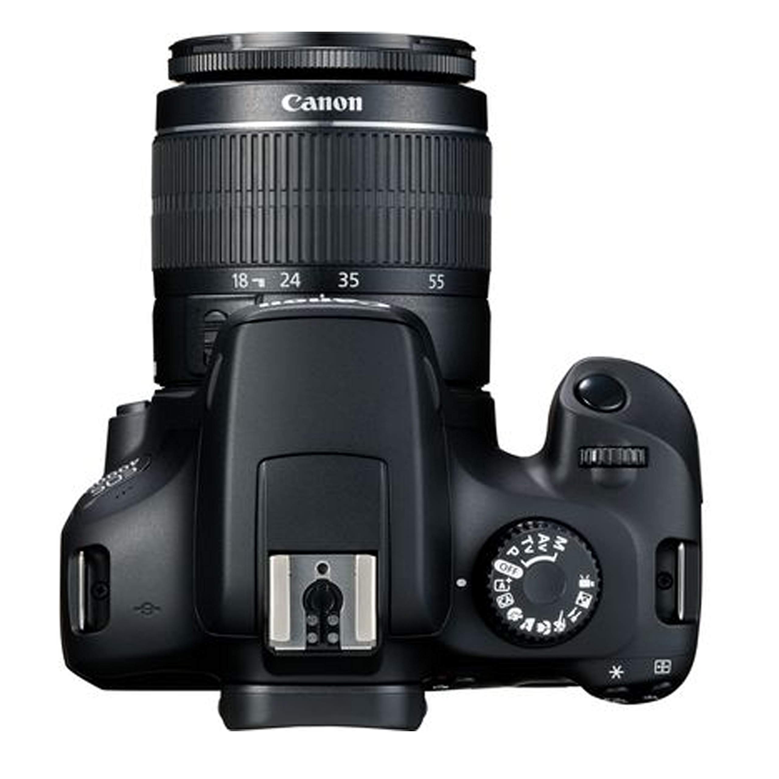 Canon EOS 4000D (Rebel T100) DSLR Camera w/EF-S 18-55mm F/3.5-5.6 Zoom Lens + 128GB Memory + Case + Tripod + Filters (36pc Bundle)