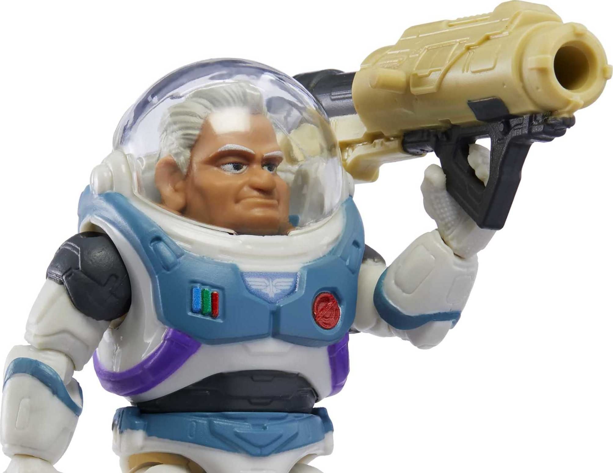 Mattel Disney and Pixar Lightyear Space Ranger Alpha Darby Steel Action Figure, 14 Points of Articulation & Accessories, 5-in Scale