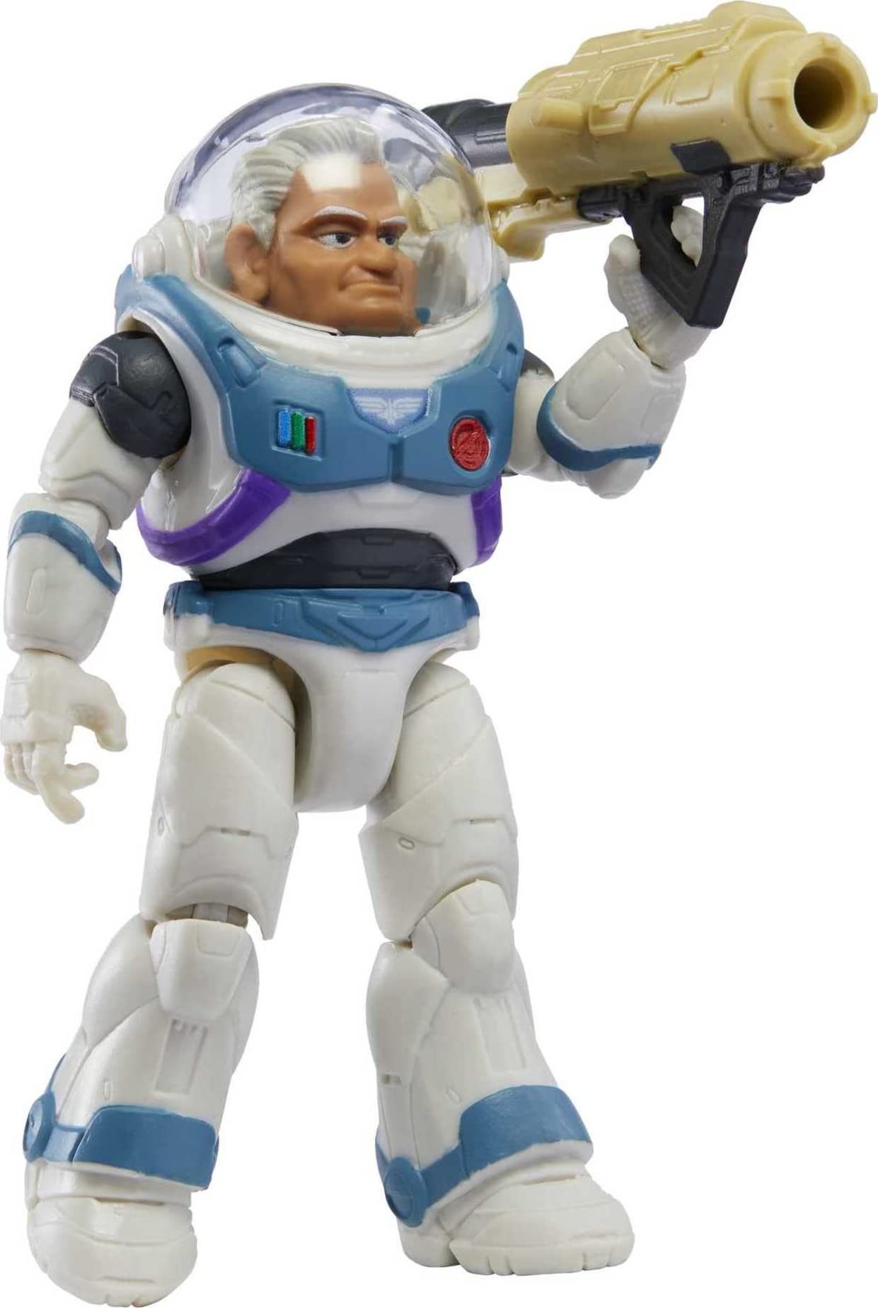 Mattel Disney and Pixar Lightyear Space Ranger Alpha Darby Steel Action Figure, 14 Points of Articulation & Accessories, 5-in Scale