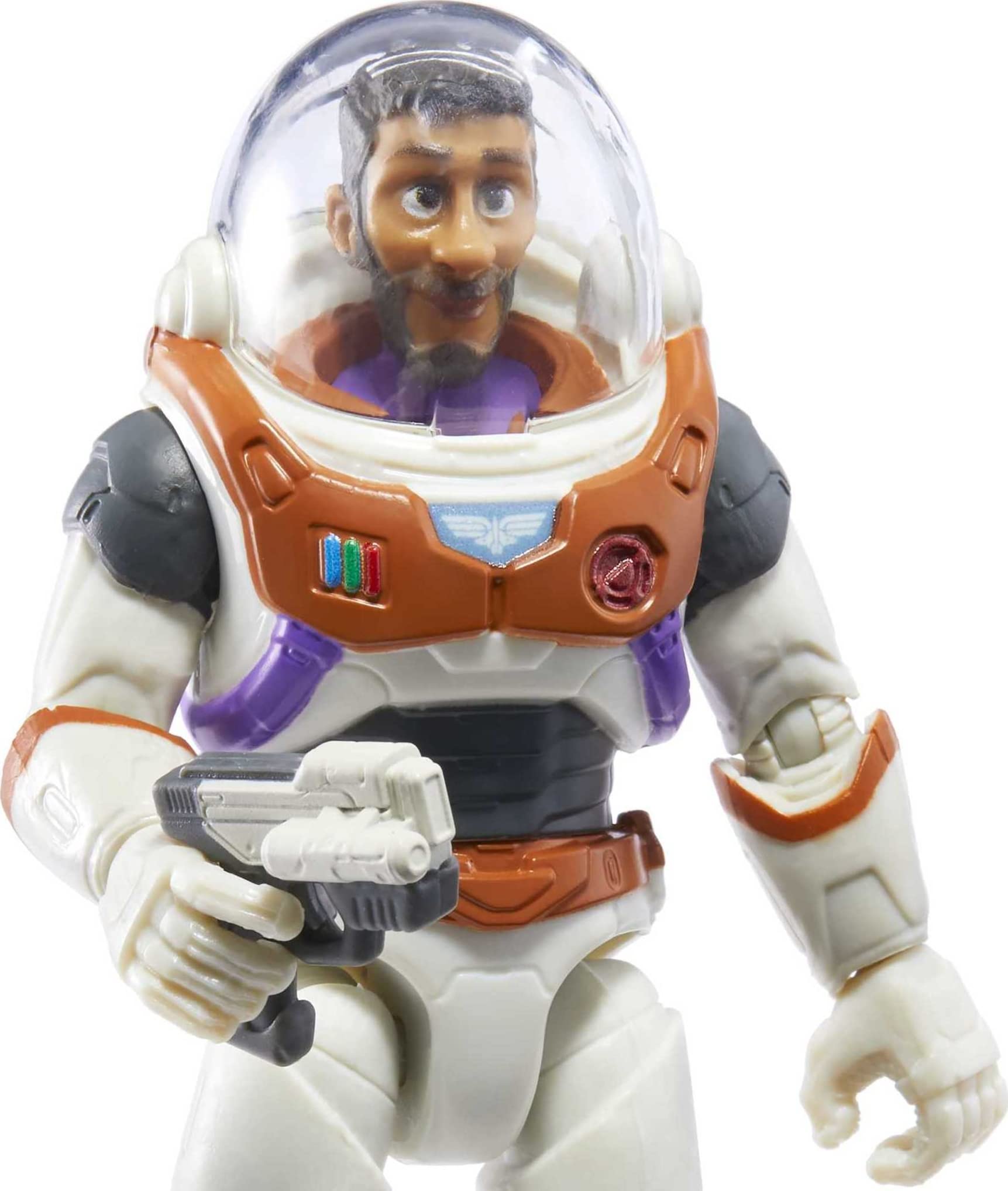 Mattel Disney and Pixar Lightyear Space Ranger Alpha Mo Morrison Action Figure, 14 Points of Articulation & Accessories, 5-in Scale