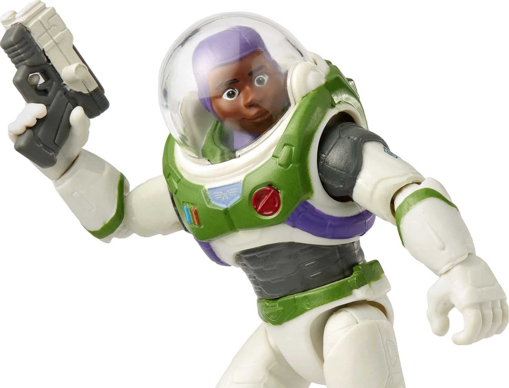 Mattel Disney and Pixar Lightyear Action Figure & Accessory, Space Ranger Alpha Alisha Hawthorne Set with Helmet, 5-inch Scale & 12 Posable Joints