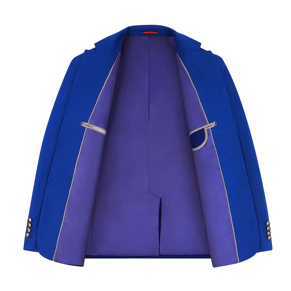 KUDORO Men's Sport Coats & Blazers Slim Fit Suit Jacket for Men Two Button Sport Coat for Wedding Casual RoyalBlue