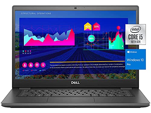Dell Latitude 3410 Business Laptop, 14ā FHD Display, Intel Quad-Core i5-10310U, 16GB RAM, 256GB PCIe SSD + 1TB HDD, HDMI, Webcam, WiFi, Bluetooth, Win 10 Pro, Grey (Renewed)