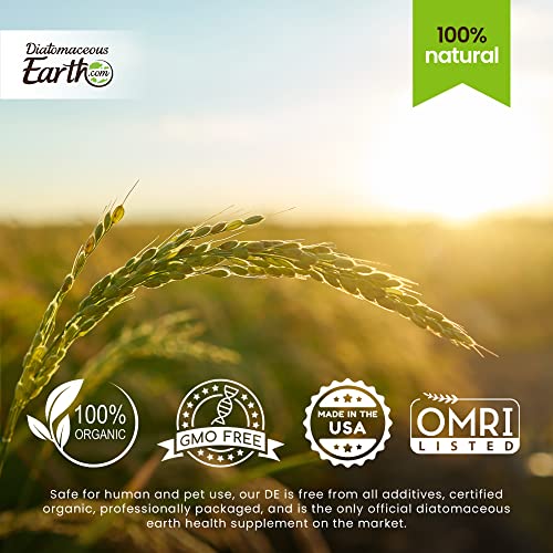 DiatomaceousEarth 10 LBS FOOD GRADE Diatomaceous Earth - 100% Organic All Natural Diamateous Powder - Diametaceous for humans is Safe Around Children.
