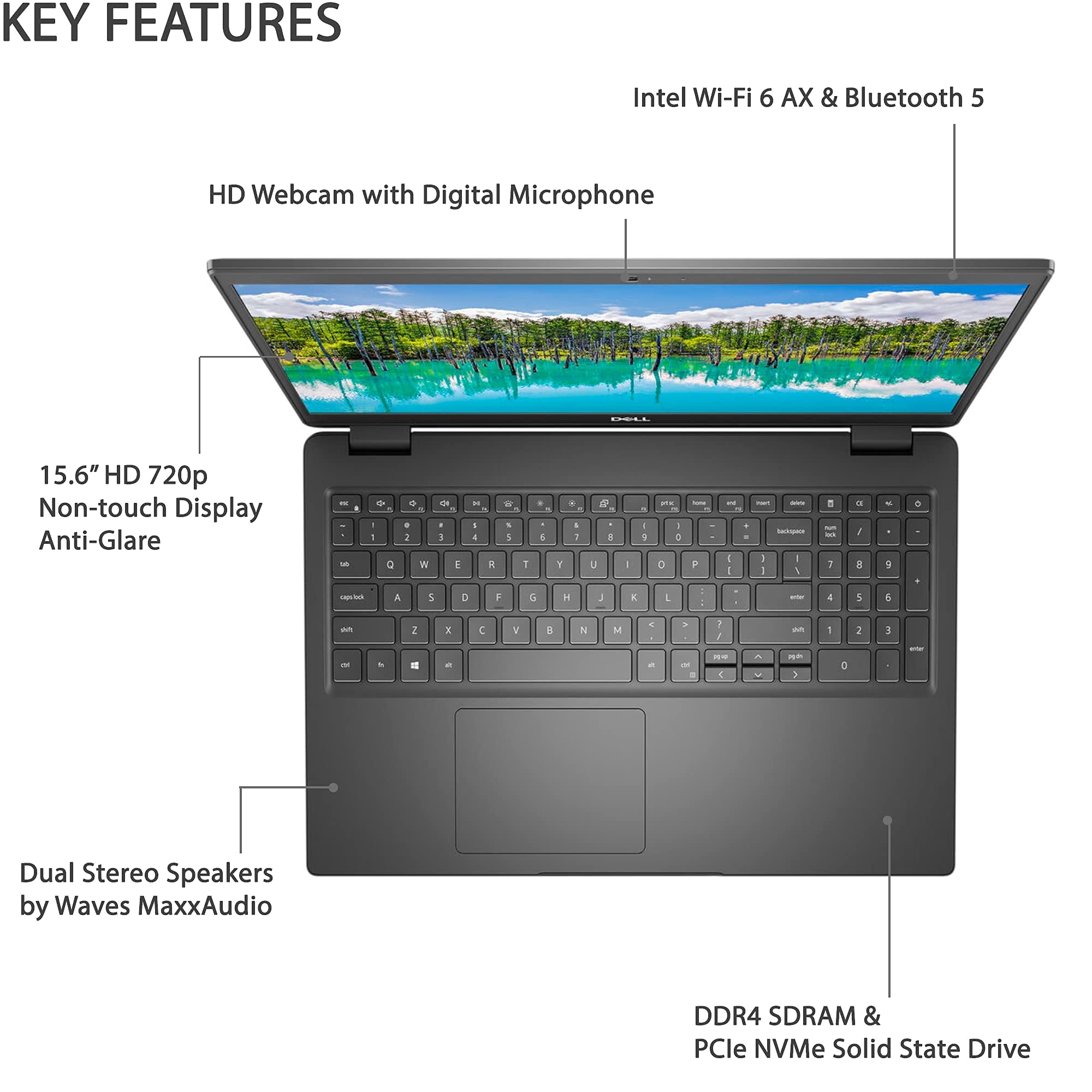 Dell Business Laptop Latitude 3510 PC, 15.6" HD Backlit Display, Intel Core i3-10110U, 16GB DDR4 RAM, 512GB SSD + 1TB HDD, Webcam, WiFi, Bluetooth, Win 10 Pro (Renewed)