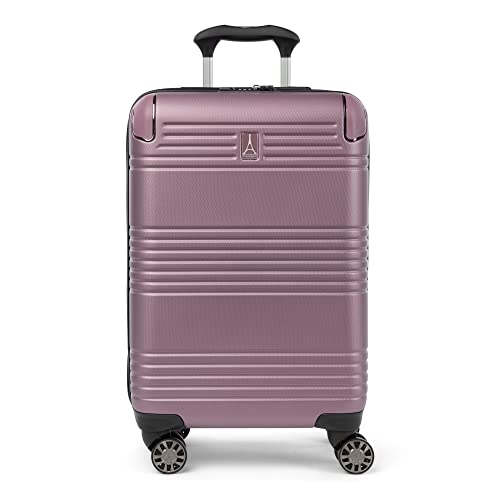 Travelpro Roundtrip Hardside Expandable Luggage, TSA Lock, 8 Spinner Wheels, Hard Shell Polycarbonate Suitcase, Ash Lilac, 2-Piece Set (21/25)