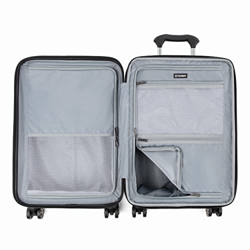 Travelpro Roundtrip Hardside Expandable Luggage, TSA Lock, 8 Spinner Wheels, Hard Shell Polycarbonate Suitcase, Ash Lilac, 2-Piece Set (21/25)