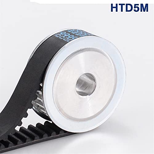 Geeyu HTD Rubber Timing Belts 990-5M-22, 18/20/25mm Width Closed Loop Belts, C=990mm, Arc Tooth Conveyor Belts, 198T, Pulley Belt (Length : 990-5M, Width : Width 28mm)