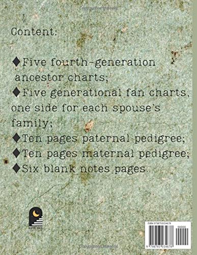 Genealogy Organizer Notebook: A Family Tree Record Book To Fill In - Genealogy Gift For Family History