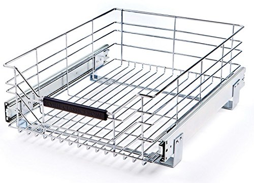 SP Product Steel Shelf Pull Out Storage Drawer for Cabinet Organizer