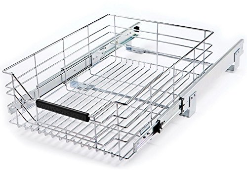 SP Product Steel Shelf Pull Out Storage Drawer for Cabinet Organizer