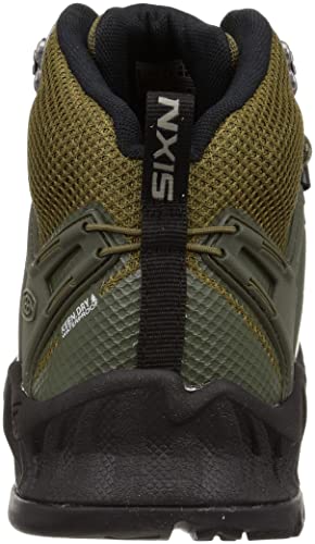 KEEN Men's NXIS Evo Mid Height Waterproof Hiking Boots, Forest Night/Dark Olive, 12