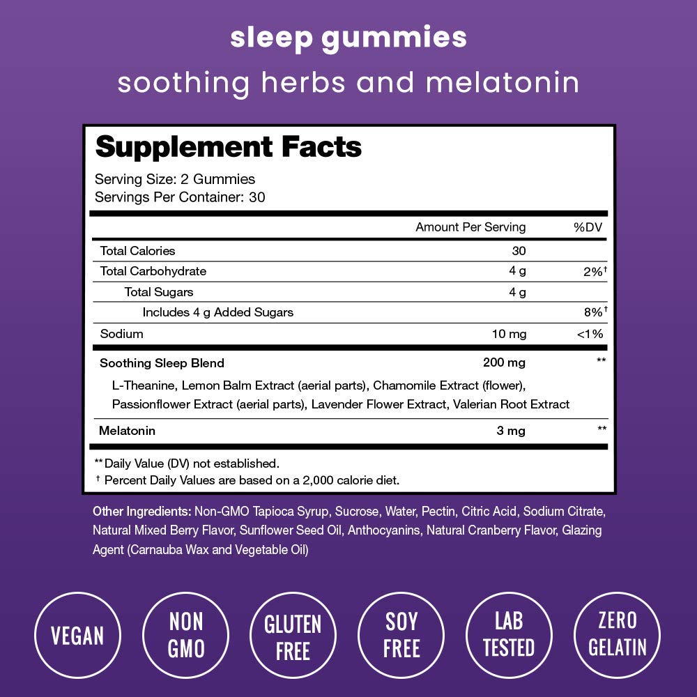 NutraChamps Sleep Gummies for Adults & Kids | Melatonin Gummies with Chamomile, Valerian & L Theanine | Safe & Effective for Kids & Adults | Vegan Childrens Melatonin 3mg, 1.5 mg, or 6mg