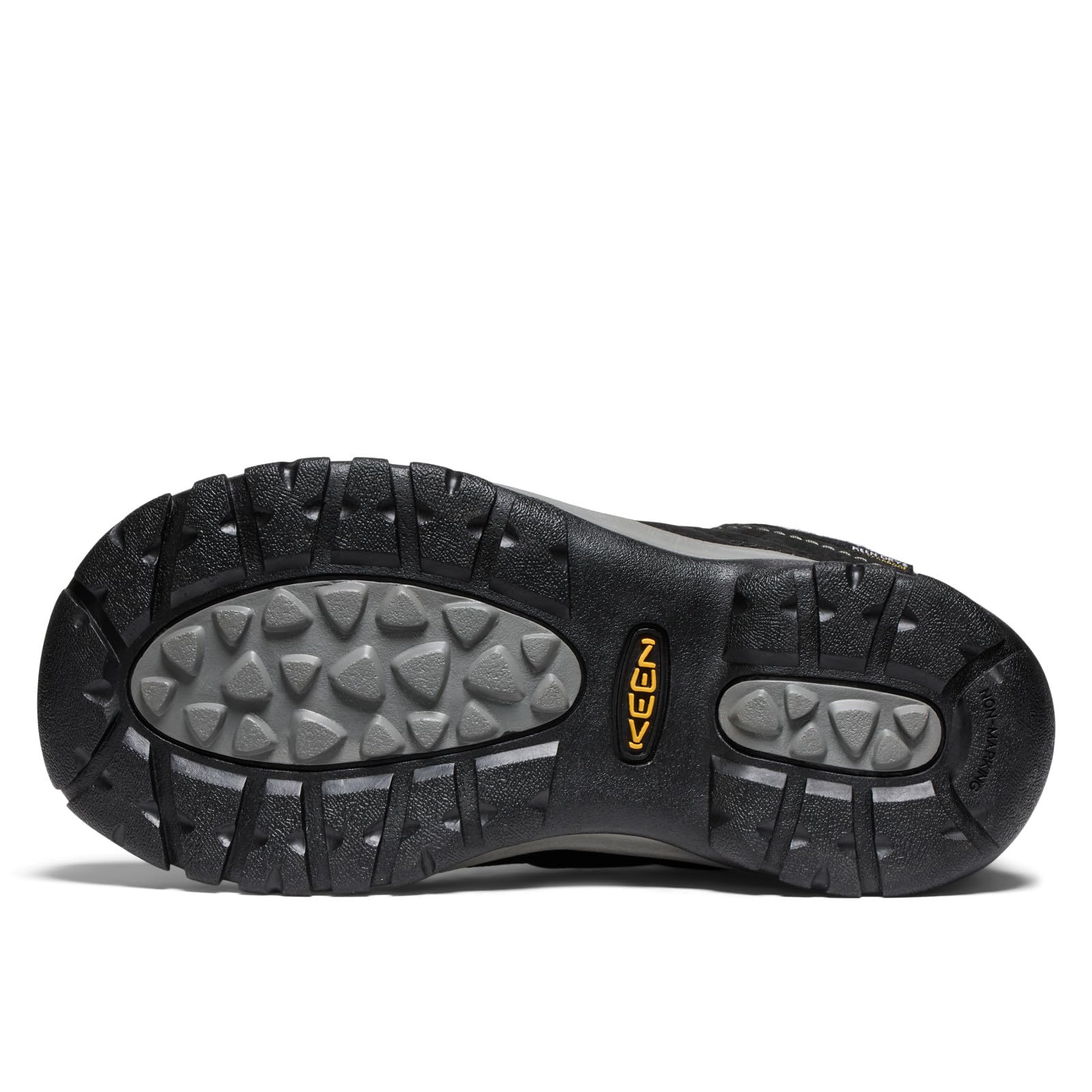KEEN Women's Kaci 3 Winter Mid Height Waterproof Insulated Snow Boots, Black/Steel Grey, 10