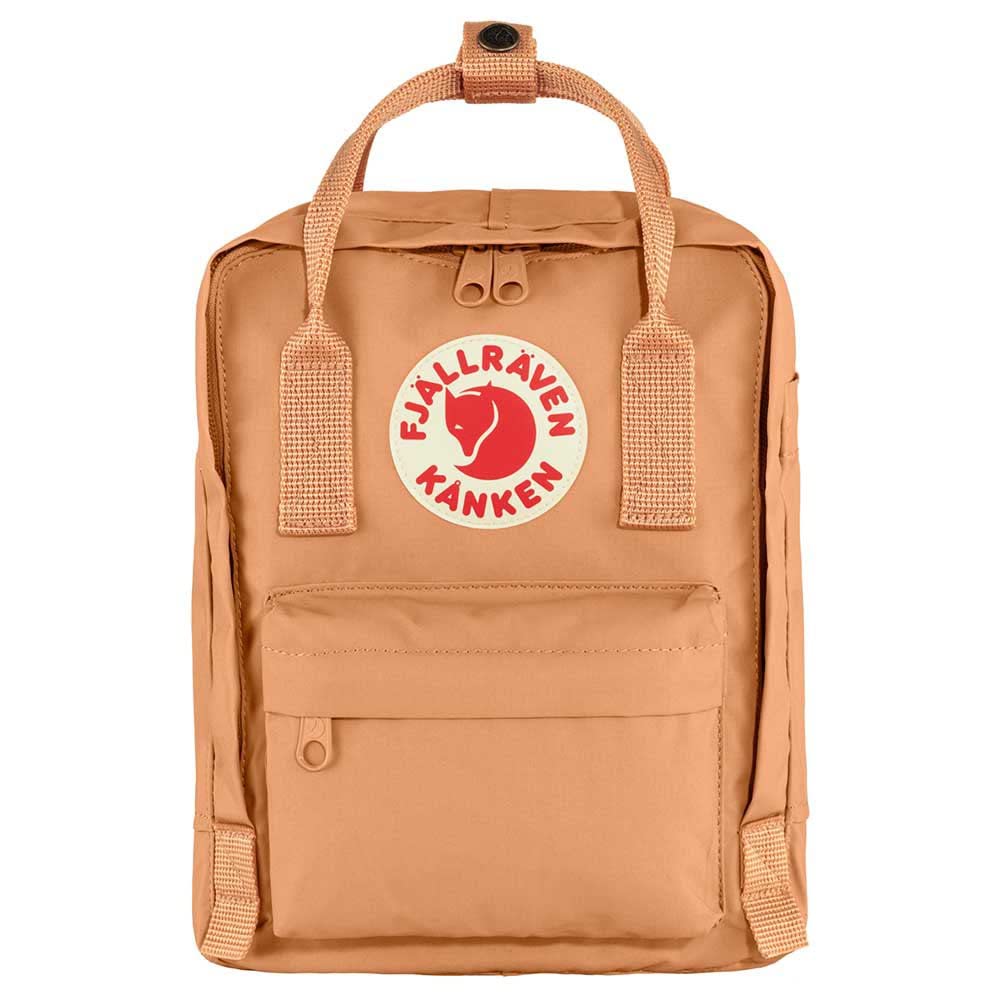 Fjallraven Women's Kanken Mini Backpack, Peach Sand, Orange, One Size