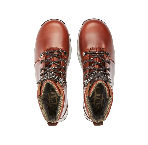 VIKTOS Men's Full-Grain Leather Mid-Height Breathable Actual Waterproof Boots, Gunstock, 9