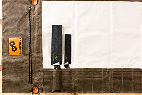 EVERPRIDE 6 Inch & 8 Inch Chef Knife Guard Set (2-Piece Set) Universal Blade Edge Cover Sheaths for Chef and Kitchen Knives β Durable, BPA-Free, Felt Lined, Sturdy ABS Plastic β Knives Not Included