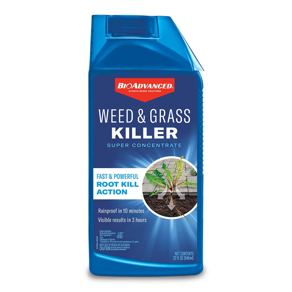 BioAdvanced Weed & Grass Killer, 32-Ounce, Super Concentrate