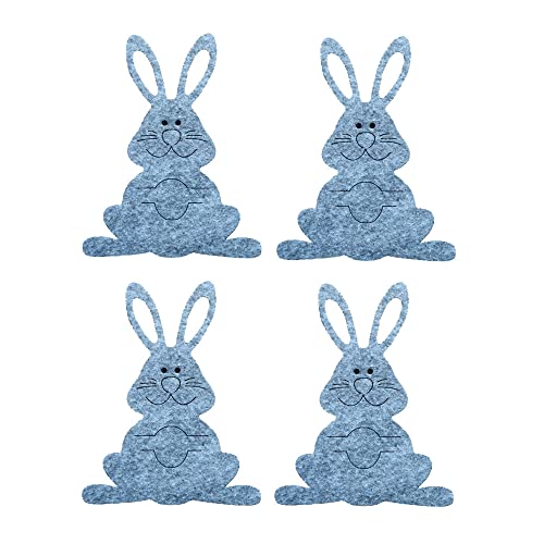 4Pcs Easter Cutlery Bag Set Festive Party Cutlery Decoration Bag Cutlery Decoration XR7