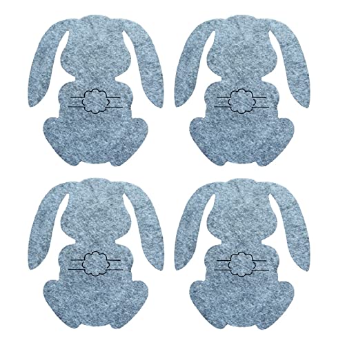 4Pcs Easter Cutlery Bag Set Festive Party Cutlery Decoration Bag Cutlery Decoration IK6
