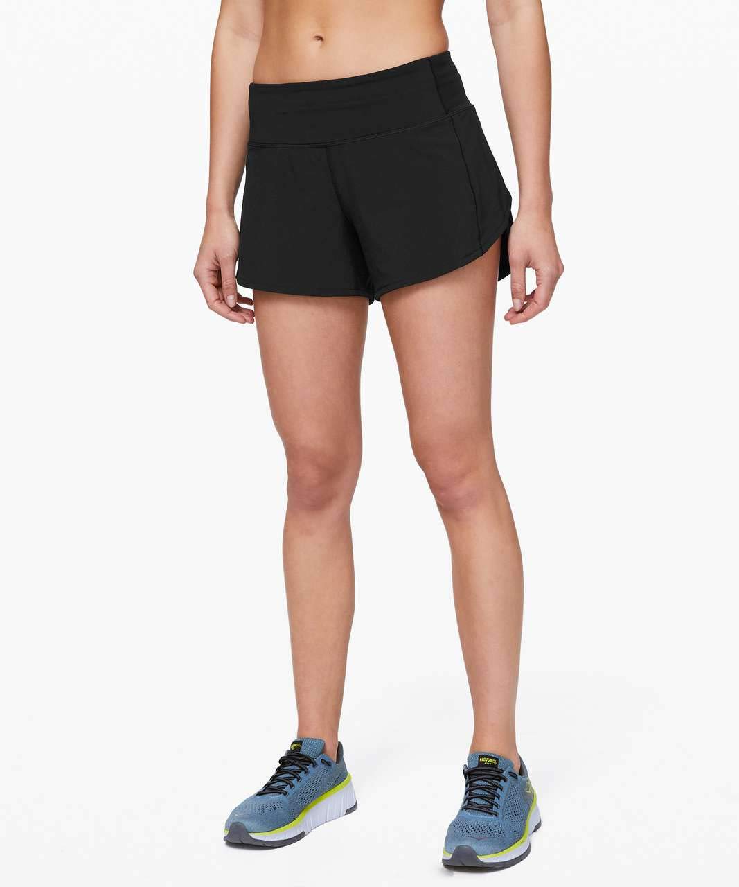 Lululemon Athletica LULULEMON Speed Up Short (4'' Inseam, 2, Black)