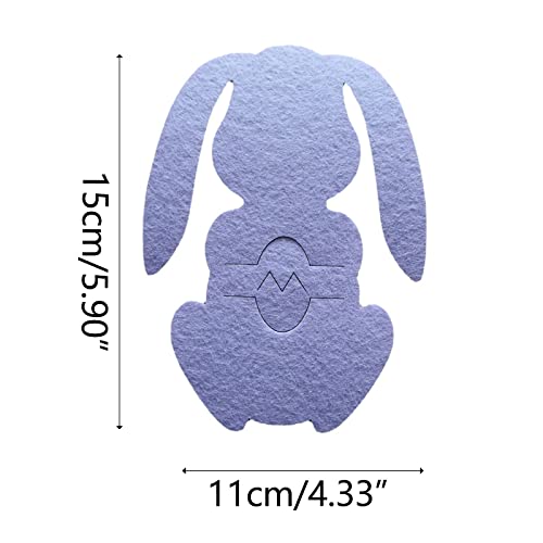 4Pcs Easter Cutlery Bag Set Festive Party Cutlery Decoration Bag Cutlery Decoration TF8
