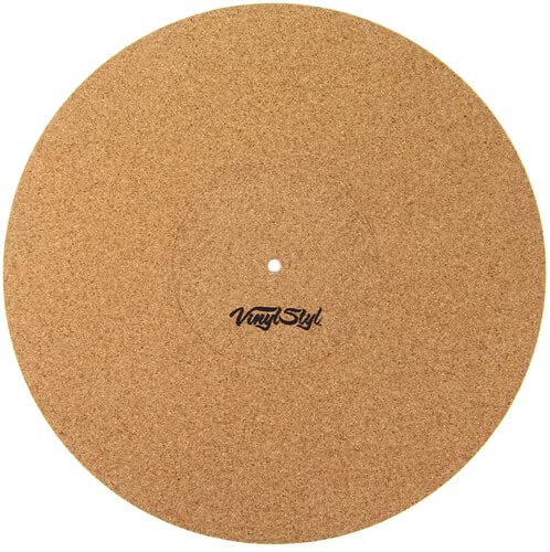 Vinyl STYL® 12 Inch Anti Static Cork Turntable Mat - Less Vibration - No Slip