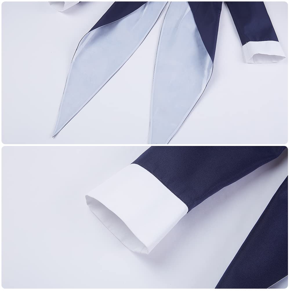Weixu Anime Moxxie Cosplay Costume Men Tuxedo Uniform Outfit with Tail Halloween Carnival Party Suit L