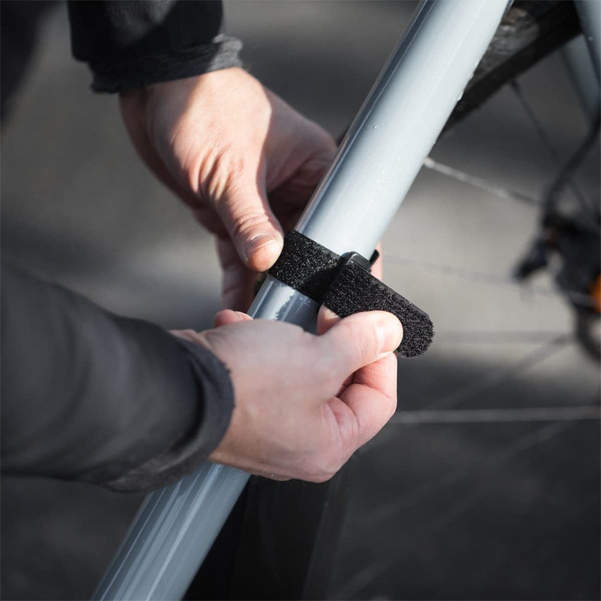 Ass Savers Speed Mullet Clip On Front Mudguard/Fender, Regular for 23-47mm Tires, Cable Routing, Single 2-in-1 Velcro Strap, Easy Mounting Within Seconds
