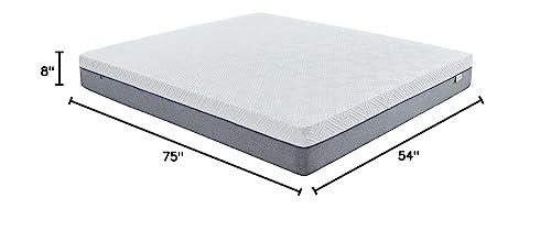 Novilla Full Size Mattress, 8-Inch Gel Memory Foam Mattress for Pressure Relief, Enhanced Support & Plush Comfort, Full Bed in a Box, Bliss