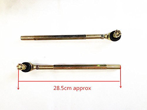 300mm Steering Wheel 110cc Go Kart , PRO BAT, Go Kart Go Cart ATV UTV 110cc 125cc 140cc 150cc Steering Wheel Tie Rod Rack Adjustable Shaft Tie Rod Kits