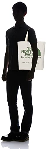 The North Face NM82260 Organic Cotton Tote, Natural/Vineyard Green, One Size