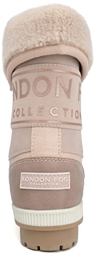 LONDON FOG Womens Minny Cold Weather Snow Boot Warm Lined Winter Boots blush size 10