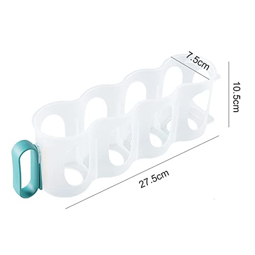 Refrigerator Organizer Bins Drink Holder Storage & Dispenser Bin, Portable Soda Can Organizer for Refrigerator Shelf for Pantry Fridge Freezer Cabinets Cupboard Kitchen (Green)