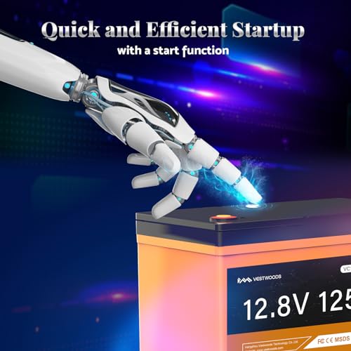 12V 100Ah LiFePO4 Rechargeable Battery,32F Charging Cut off, IP65, 1280Wh, Built-in 100A BMS Lithium-Ion Phosphate Deep Cycle Battery, Replace for SLA/AGM, RV, Boats, Wheelchairs, Golf Cart
