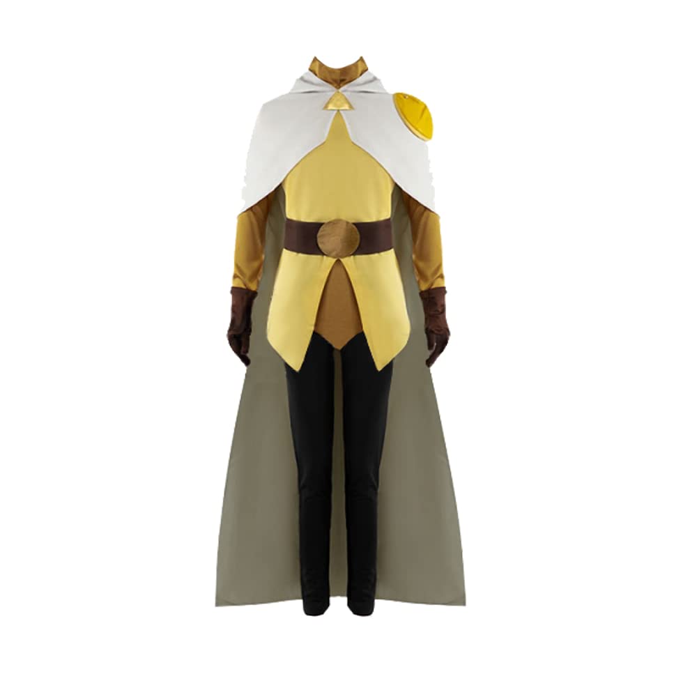 CosplayDiy Men's The Owl House Hunter Cosplay Costume The Golden Guard Costume Cloak Outfit L