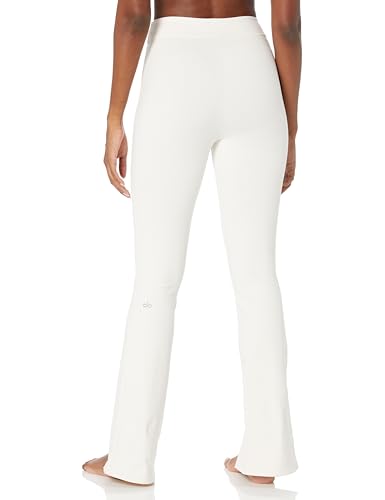 Alo Yoga Women's Airbrush High Waist Flutter Leggings, Ivory, White, Off White, M