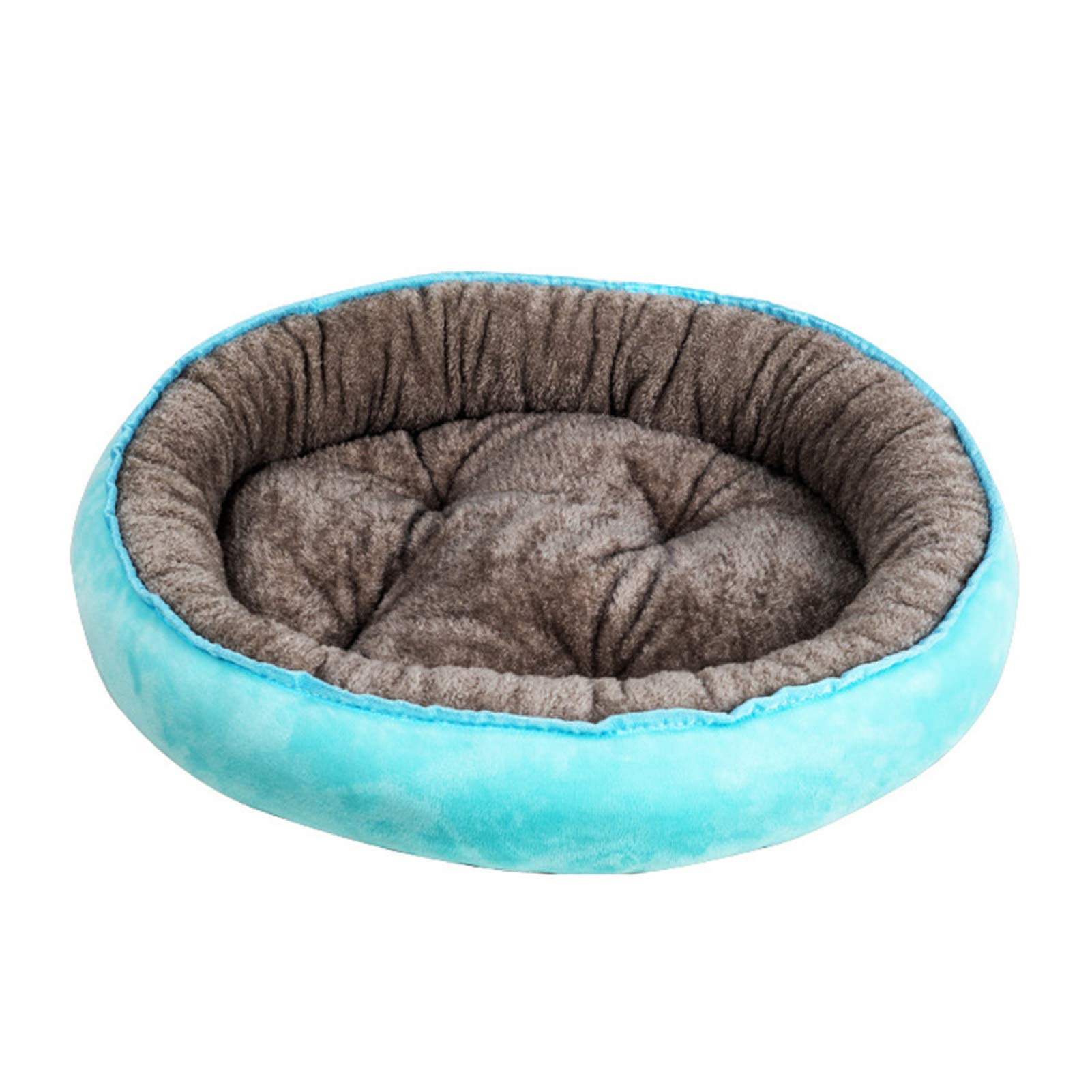 Durable Comfortable Natural Cat Dog Beds for Pet,Lovely Bear Paw Shape Dog Cats Pet Cushion Bed Warm Plush Soft Nests Kennel - Coffee S