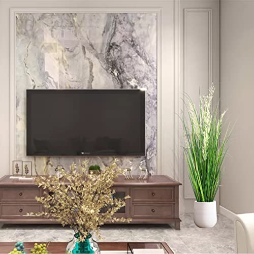 GUYUSO Artificial Grass Plant 45in Tall Artificial Pampas Grass Indoor Grass Plant for Home Decoration